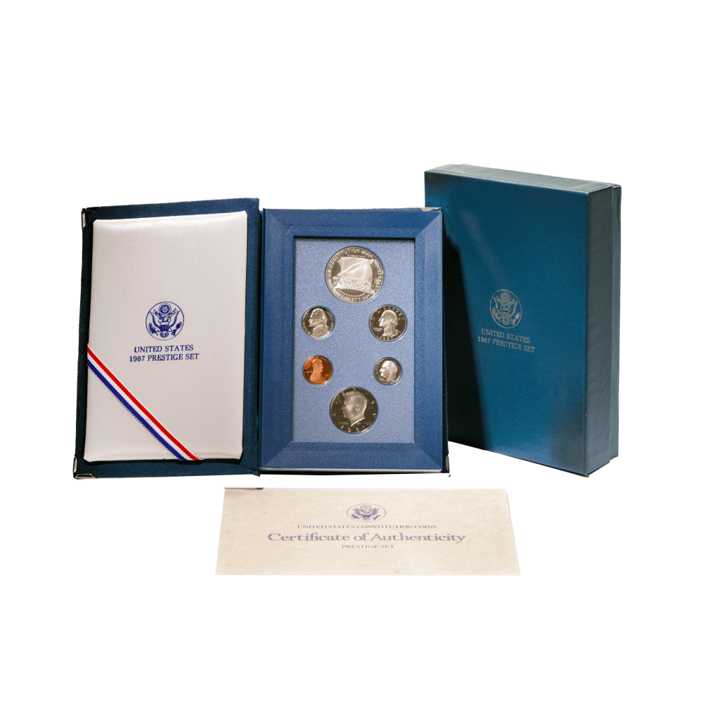 1987 Prestige Set United States Constitution Coins Professional 1987-prestige-set-united-states-constitution-coins-professional